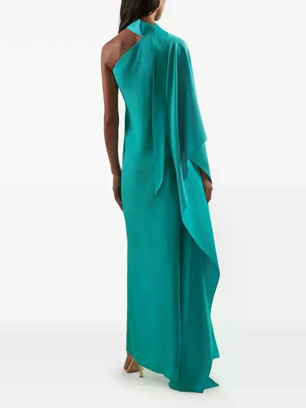 TALLER MARMO Paloma One-shoulder Maxi Dress - Blue