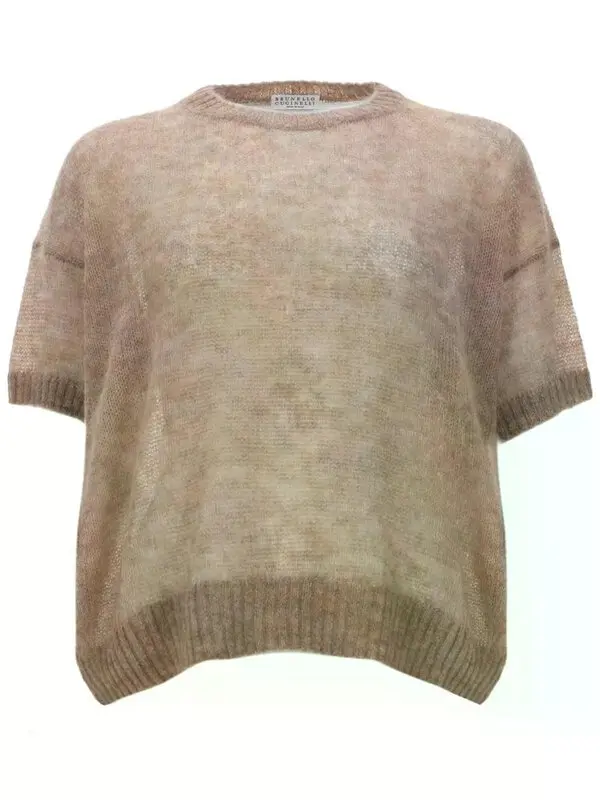 Brunello Cucinelli Short-sleeve Sweater