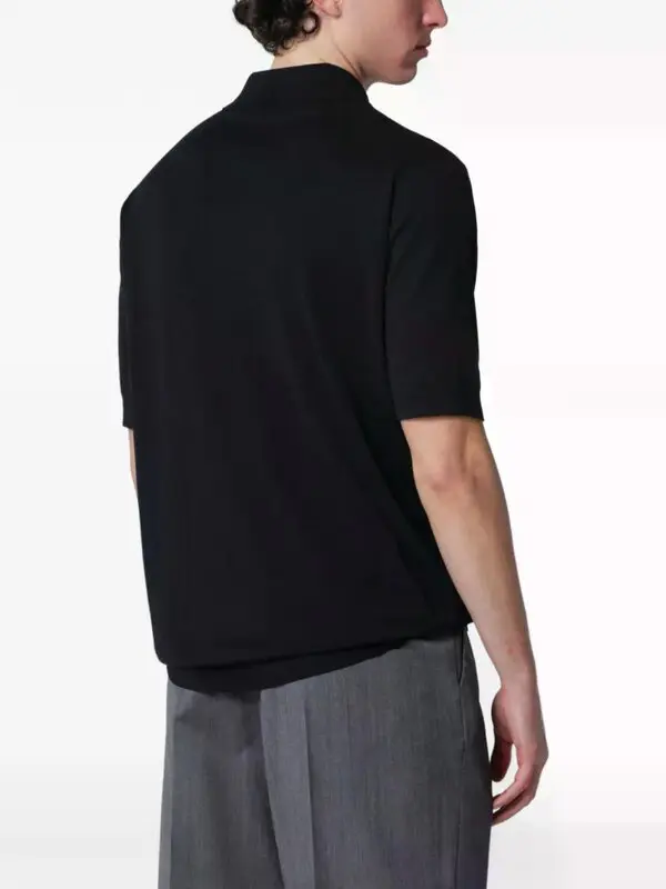 John Smedley Isis Polo Shirt - Black