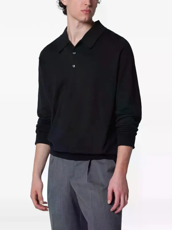 John Smedley Finchley Polo Shirt - Blue