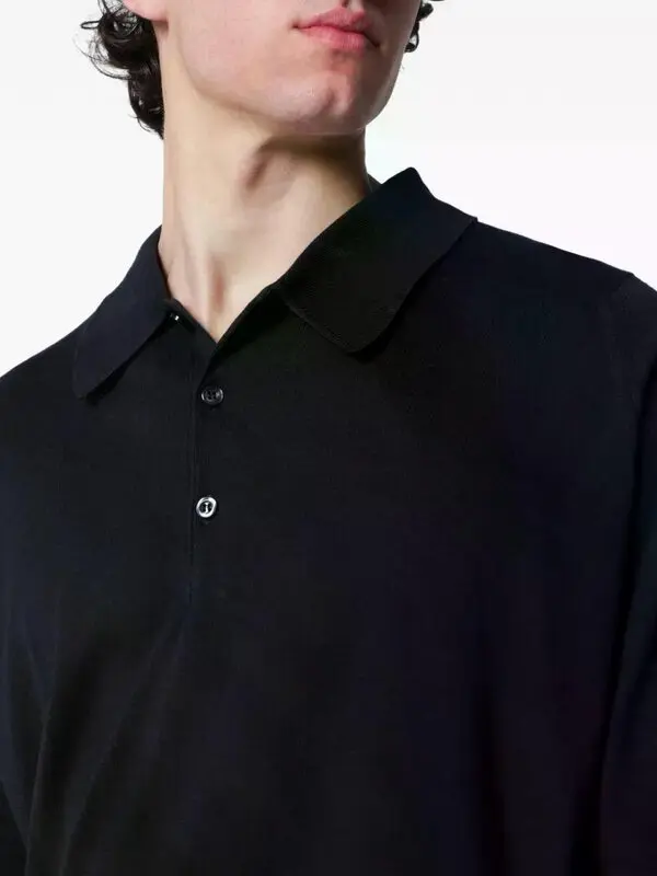 John Smedley Finchley Polo Shirt - Blue