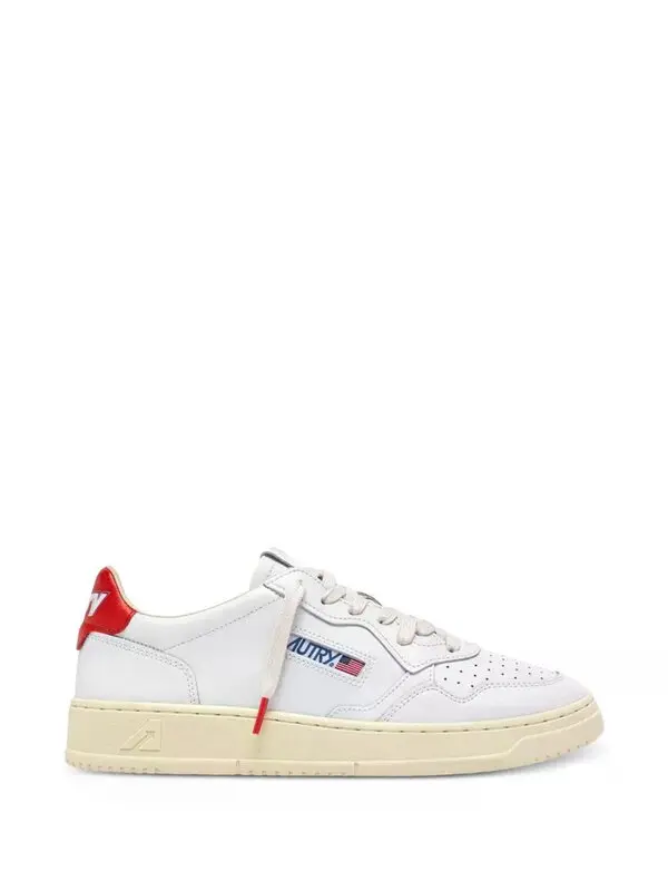 AUTRY Medalist Leather Sneakers - White