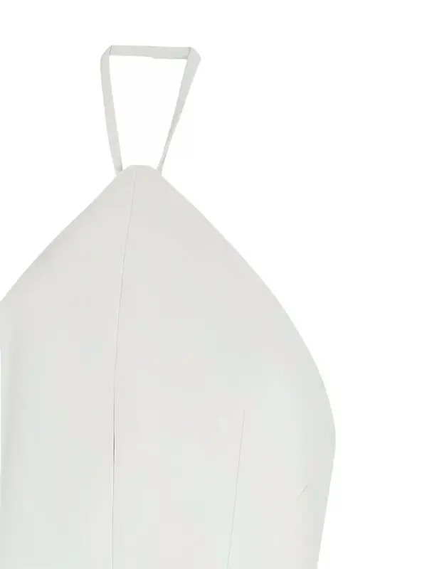 Sportmax Halterneck Maxi Dress With Flap-pocket Detail