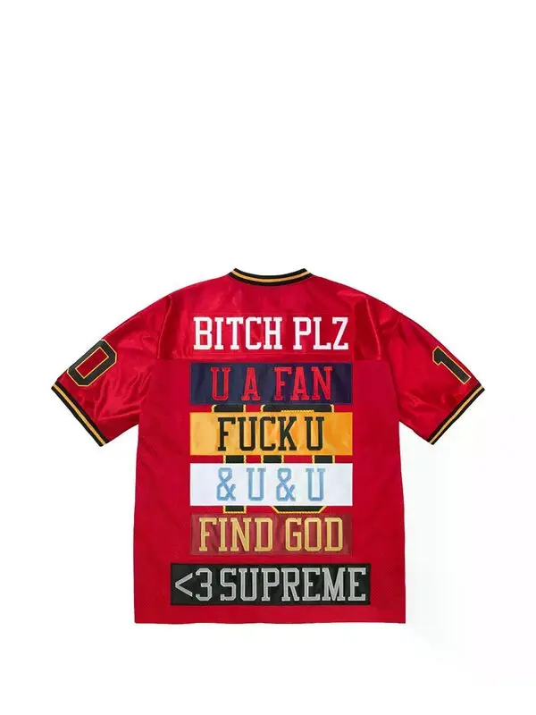 Supreme Find God Football Jersey - Red