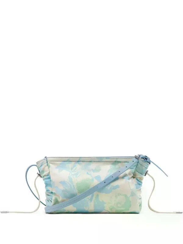 MAISON MARGIELA Floral Messenger Bag - Blue