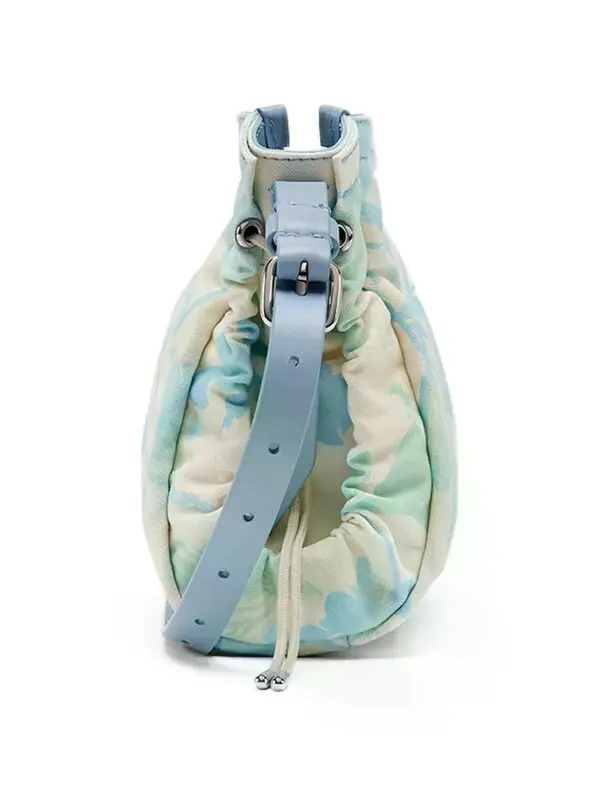MAISON MARGIELA Floral Messenger Bag - Blue