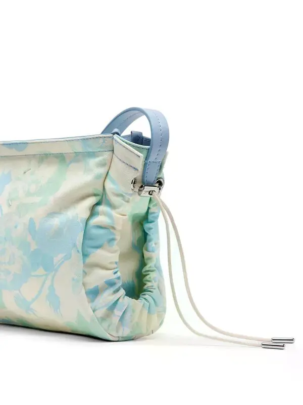 MAISON MARGIELA Floral Messenger Bag - Blue