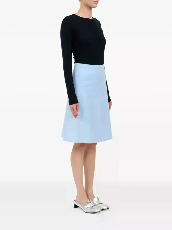 MAISON MARGIELA Striped Mini Skirt - Blue