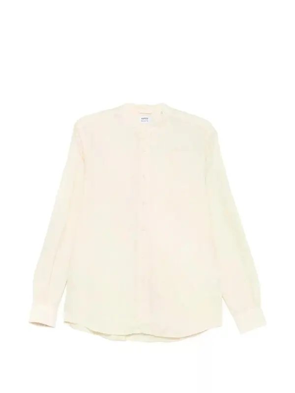 Aspesi Half-button Shirt - Neutrals