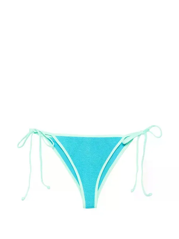 Bond Eye Contrast Anisha Side-tie Bikini Bottoms - Blue
