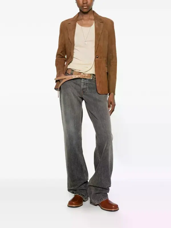 THE JACKIE LEATHERS Beatriz Suede Jacket