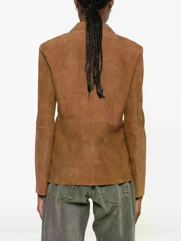 THE JACKIE LEATHERS Beatriz Suede Jacket