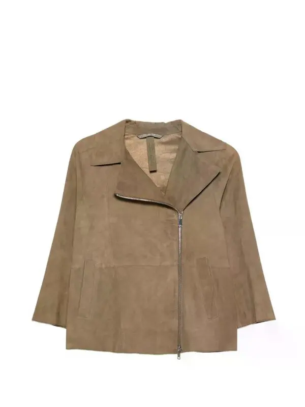 THE JACKIE LEATHERS Gaia Suede Jacket