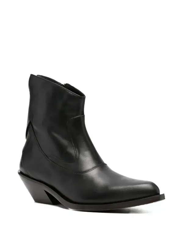 NULLUS Leather Cowboy Boots