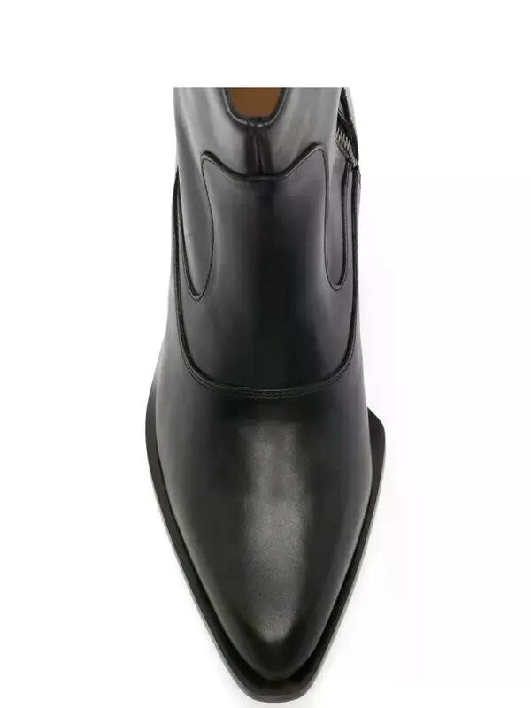 NULLUS Leather Cowboy Boots