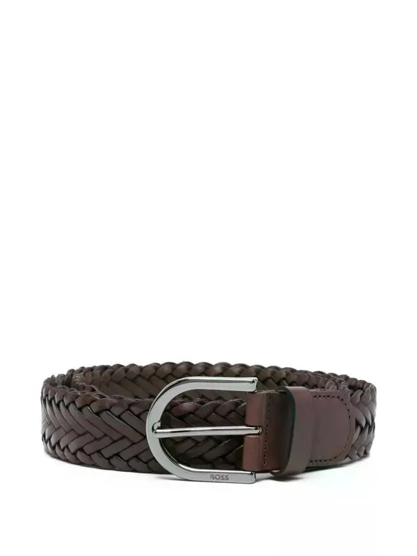 BOSS Braided Belt - Brown