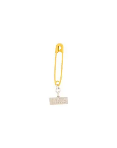 MAISON MARGIELA Single Metal Earring - Yellow