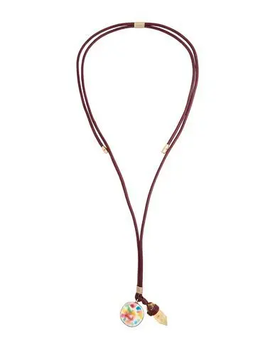 Chloé Pendant Necklace - Red