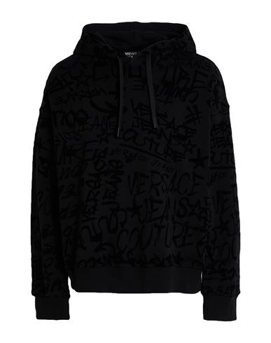 Versace Sweatshirt In Cotton And Elastane - Black