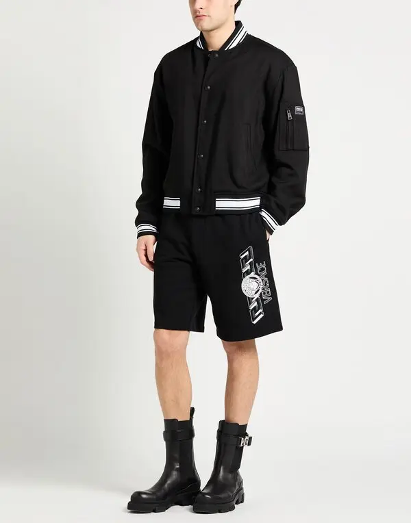 Versace Polyamide, Wool, Polyester, And Elastane Varsity Jacket