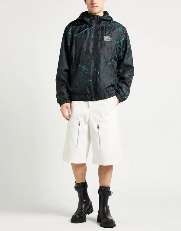 Versace Polyester Jacket - Black