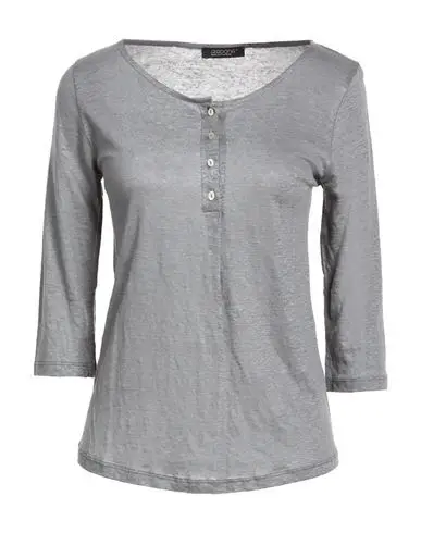 ARAGONA Henley Linen T-shirt