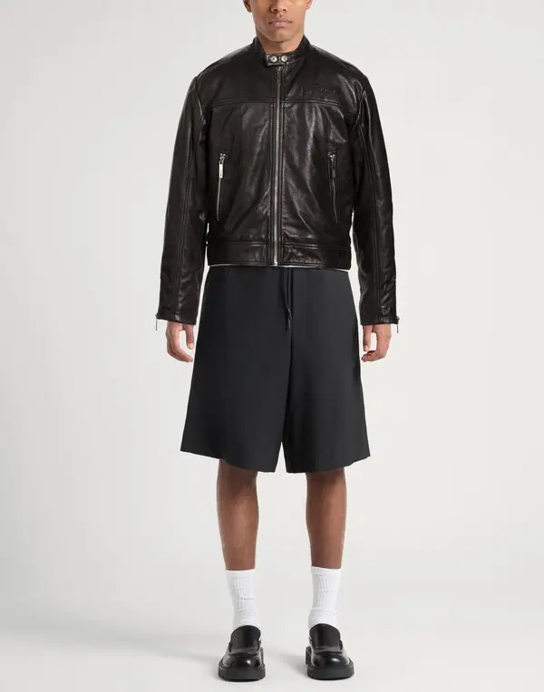 Just Cavalli Lambskin Biker Jacket