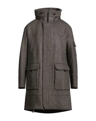 Herno Recycled Wool Blend Parka - Grey