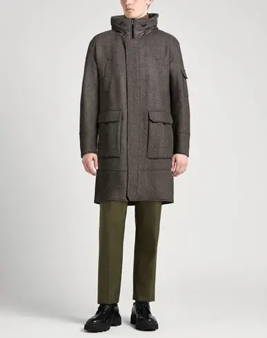 Herno Recycled Wool Blend Parka - Grey