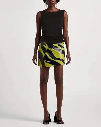 Karl Lagerfeld Sleeveless Gathered Jersey Top - Black
