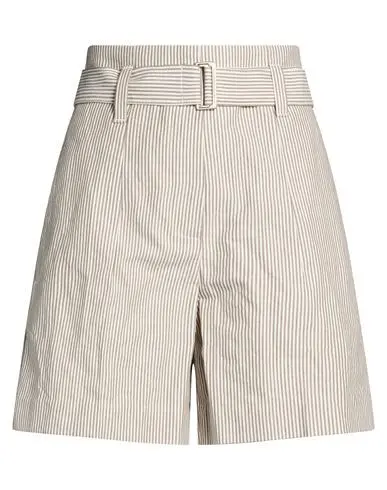 Brunello Cucinelli Striped Twill Shorts - Khaki