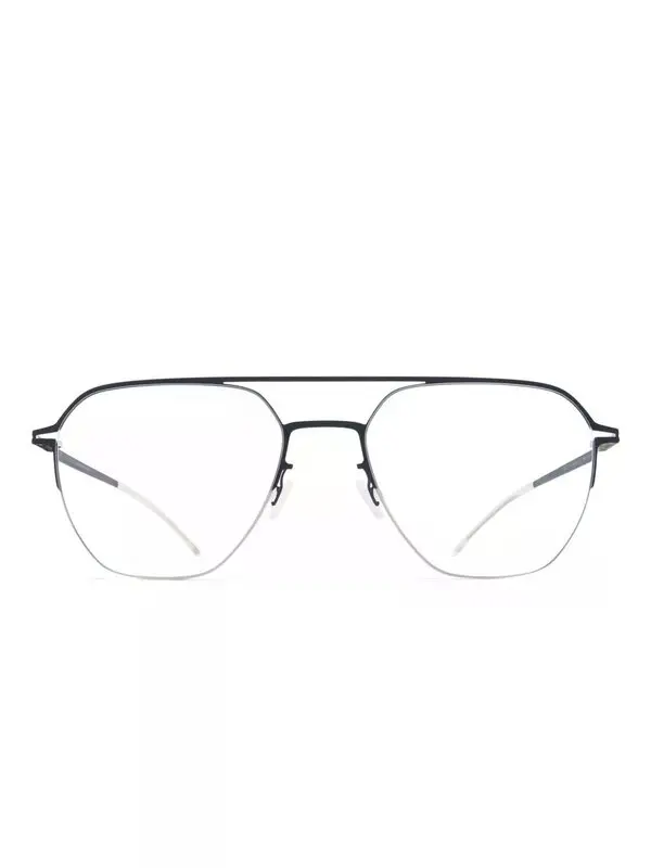Mykita Imba Geometric-frame Eyeglasses - Silver