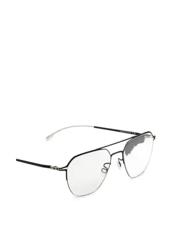 Mykita Imba Geometric-frame Eyeglasses - Silver