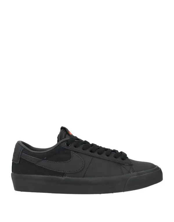 Nike Leather And Textile Sneakers - Black