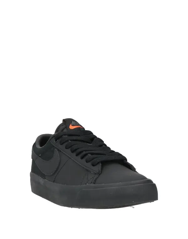 Nike Leather And Textile Sneakers - Black