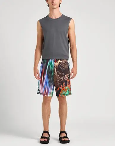Just Cavalli Cotton French Terry Shorts