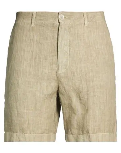 120% Lino Linen Bermuda Shorts - Beige