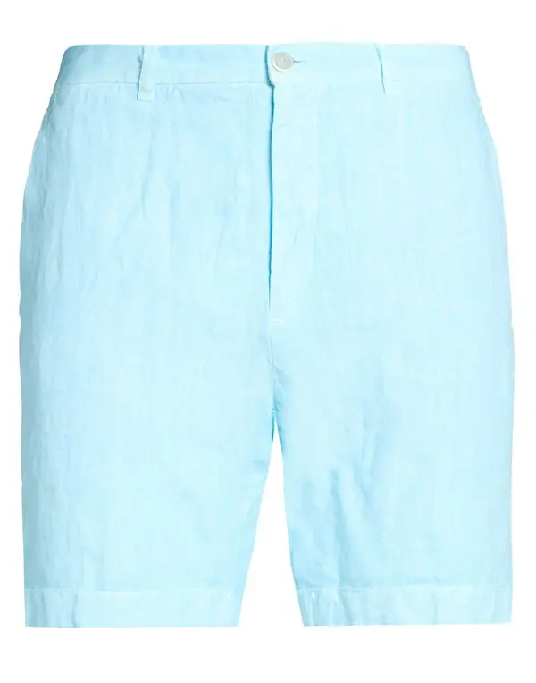 120% Lino Linen Shorts - Sky Blue