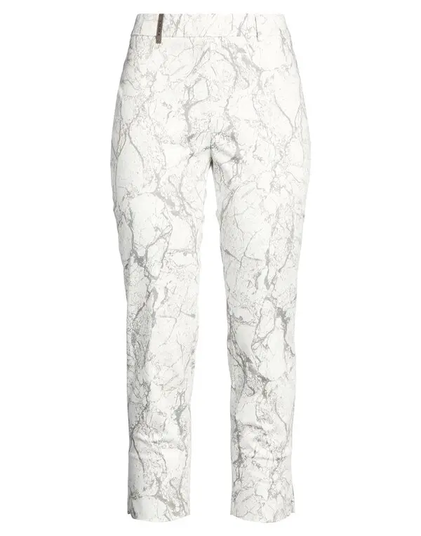 Peserico Tapered Two-tone Cropped Pants