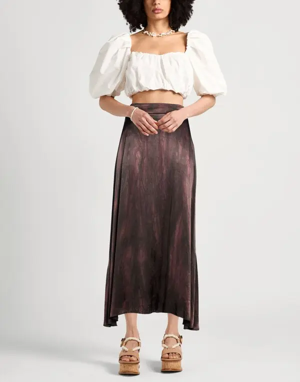 MANILA GRACE Maxi Slip Skirt
