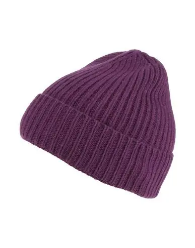 WOOL & CO Merino Wool Beanie - Purple