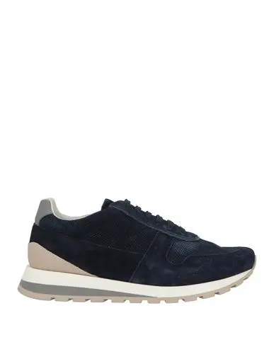 Brunello Cucinelli Leather Sneakers - Navy