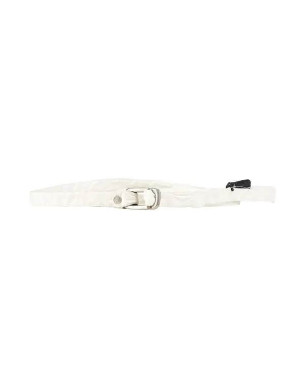 Masnada Belt Size Linen, Viscose, Elastane - White