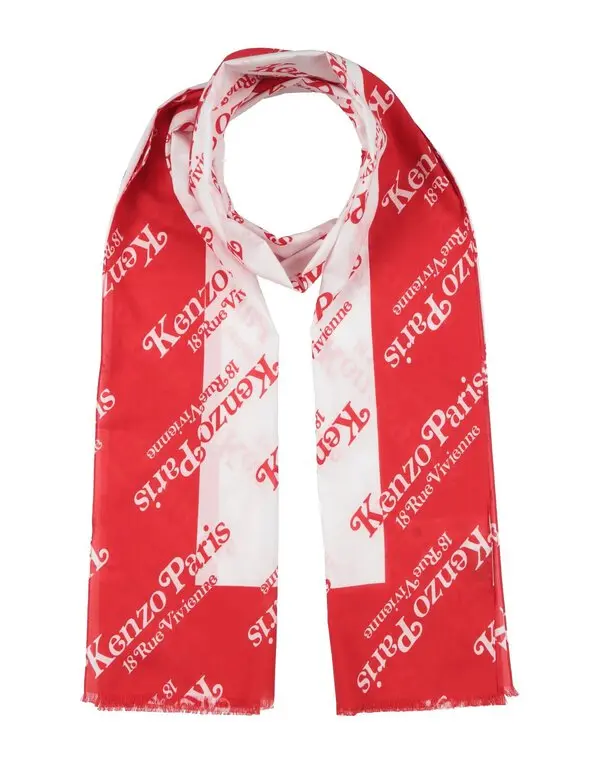 Kenzo Scarf Cotton - White