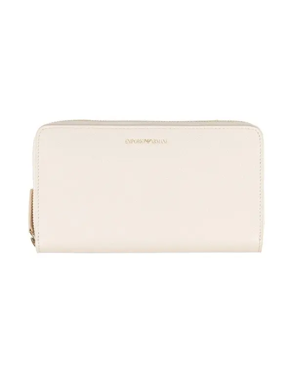 Emporio Armani Wallet Cow Leather - White