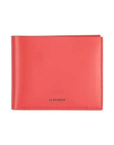 JIL SANDER Wallet Cow Leather - Red