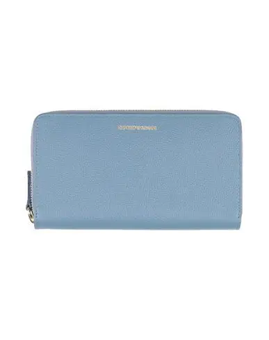 Emporio Armani Wallet Lambskin - Blue
