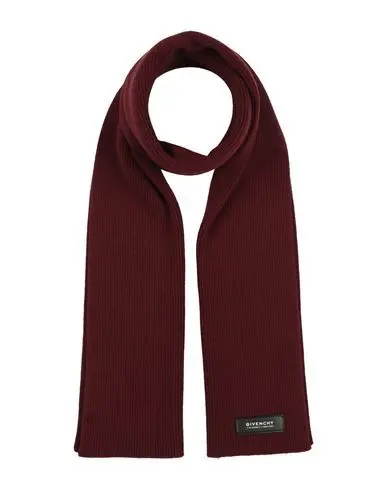 Givenchy Scarf Burgundy Wool, Cashmere - Red