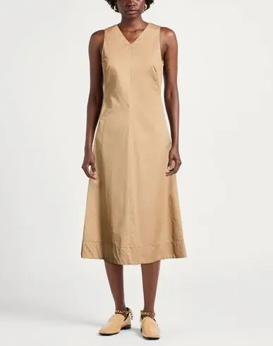 KAOS Cotton Midi Flared Dress