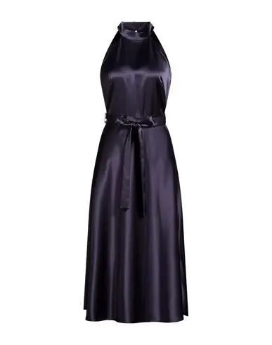 REALLY WILD Midi Flared Dress - Navy